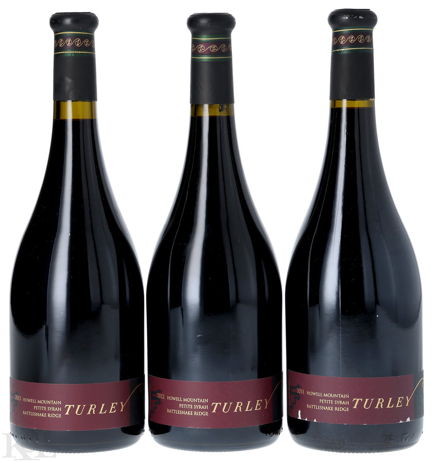 2011-2013 Turley "Rattlesnake Ridge" Howell Mountain Petite Syrah ...