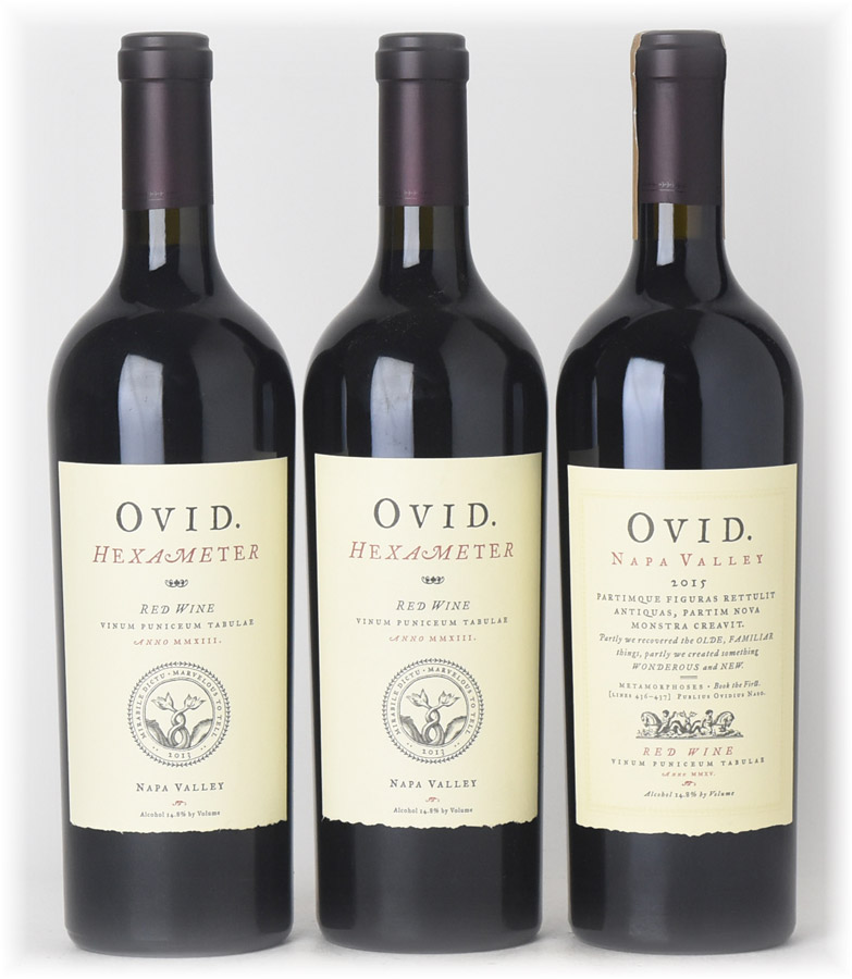 2013 & 2015 Ovid Napa Valley Tasting Lot - K&L Wine Merchants