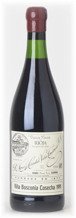 1991 Lopez de Heredia "Viña Bosconia" Gran Reserva Rioja - K&L Wine ...
