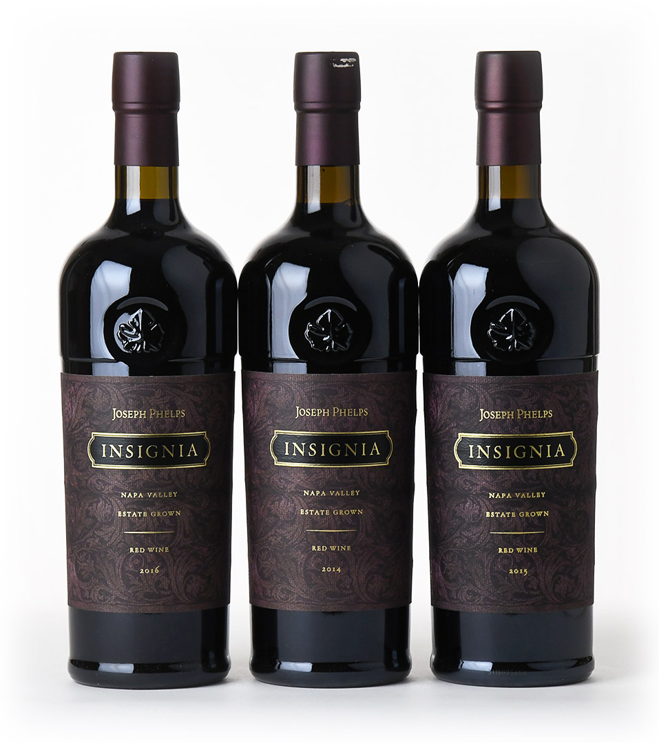 2014, 2015, 2016 Joseph Phelps "Insignia" Napa Valley Tasting Lot - K&L ...