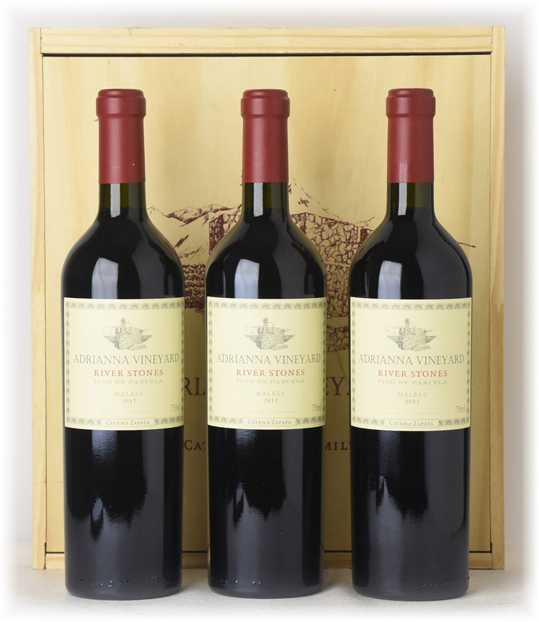 2017 Catena Zapata "River Stones - Adrianna Vineyard" Malbec Mendoza ...