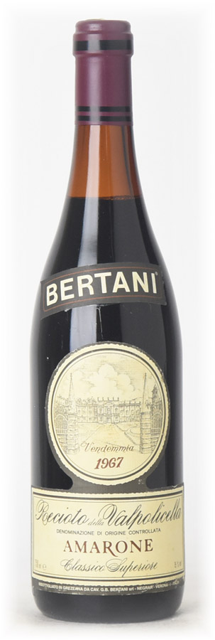 1967 Bertani Amarone Recioto della Valpolicella Classico Superiore - K ...