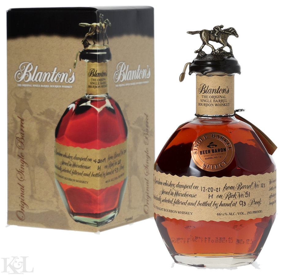 NV Blanton's Original Single Barrel Kentucky Straight Bourbon Whiskey ...