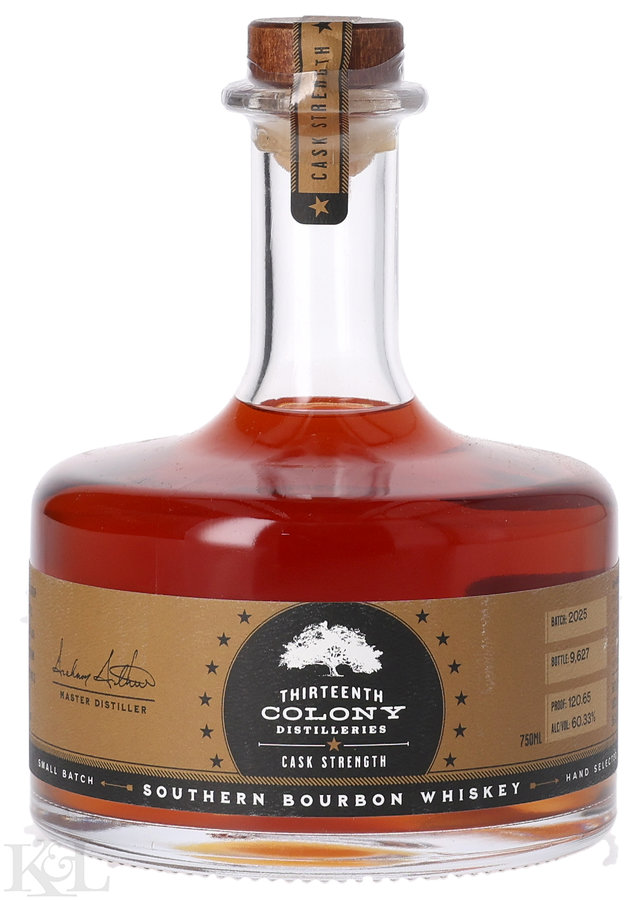 NV Thirteenth Colony Cask Strength Southern Bourbon Whiskey - K&L Wine ...
