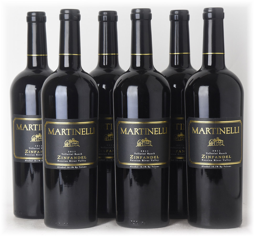 2011 Martinelli "Vellutini Ranch" Russian River Valley Zinfandel - K&L ...