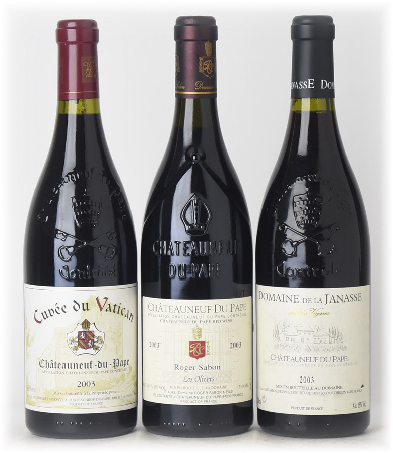 2003 Châteauneuf-du-Pape Horizontal - K&L Wine Merchants